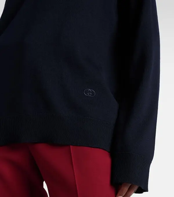 Gucci V-neck Wool Pullover