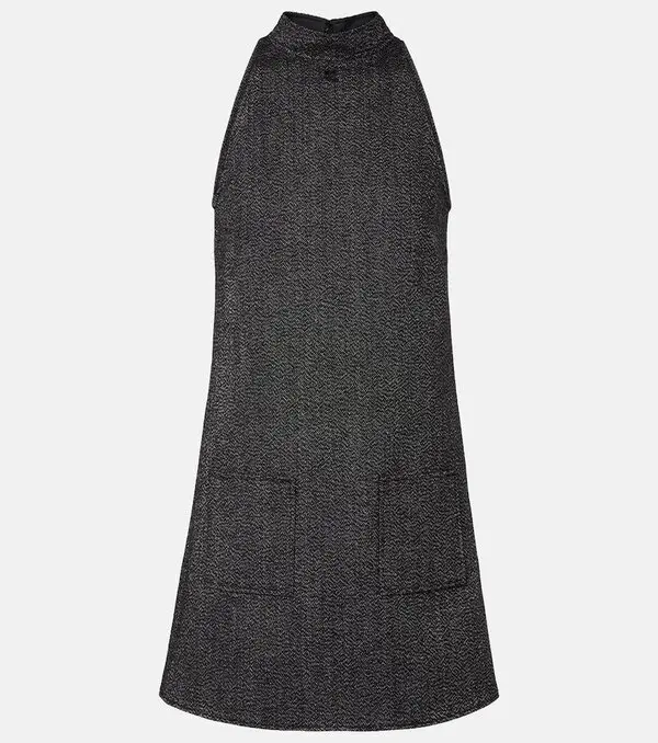 COURREGES Heritage Wool Minidress - Black