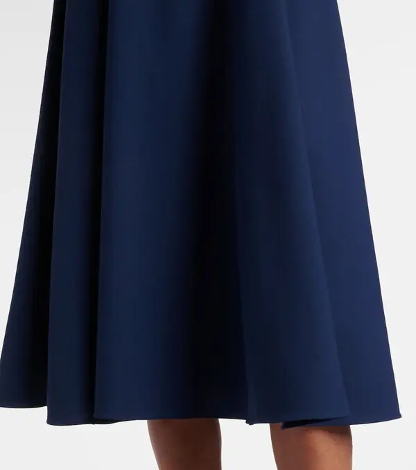 EMILIA WICKSTEAD Navy Buttoned Shirt Dress