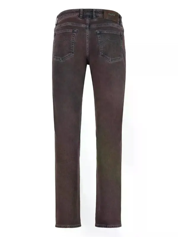 MOORER Five-pocket Trousers - Brown