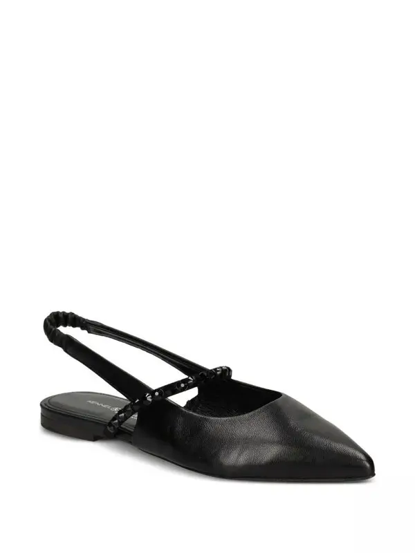 KENNEL&SCHMENGER Leather Slingback Ballerinas With Braided Detail