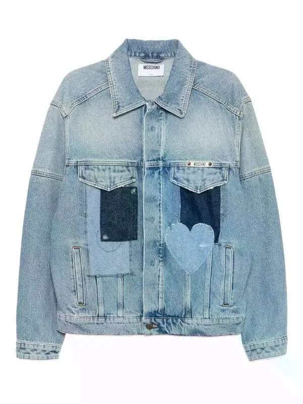 Moschino Patchwork Denim Jacket