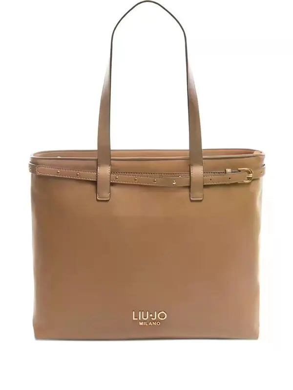 Liu Jo Tote Bag With Belt Detail - Brown