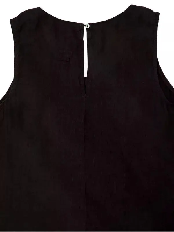 120% Lino Sleeveless Keyhole Top