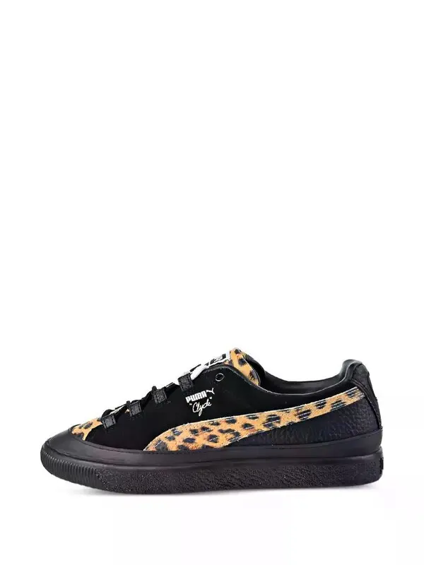 PUMA Clyde Rt Volcom Leopard Print Sneakers