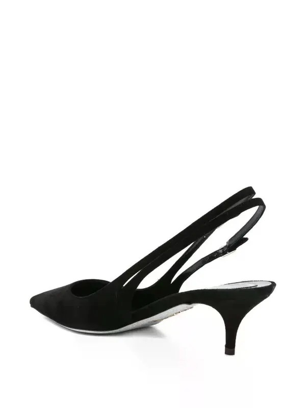 Rene Caovilla Slingback Pointed-toe Heeled Pumps