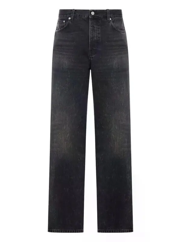 HAIKURE Straight Five-pocket Jeans - Black