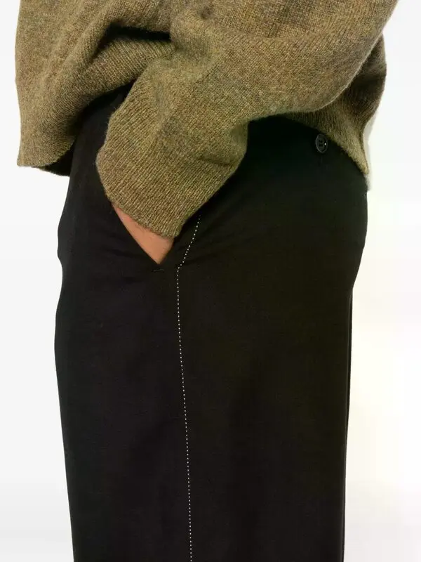 Marni Side Pockets Straight Leg Trousers