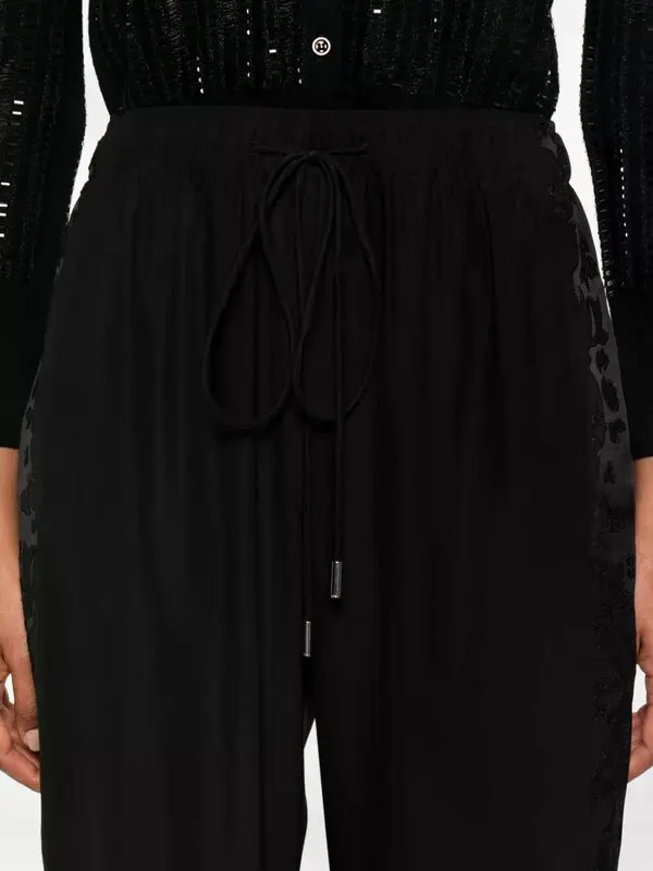 Ermanno Scervino Lace Insert Drawstring Trousers