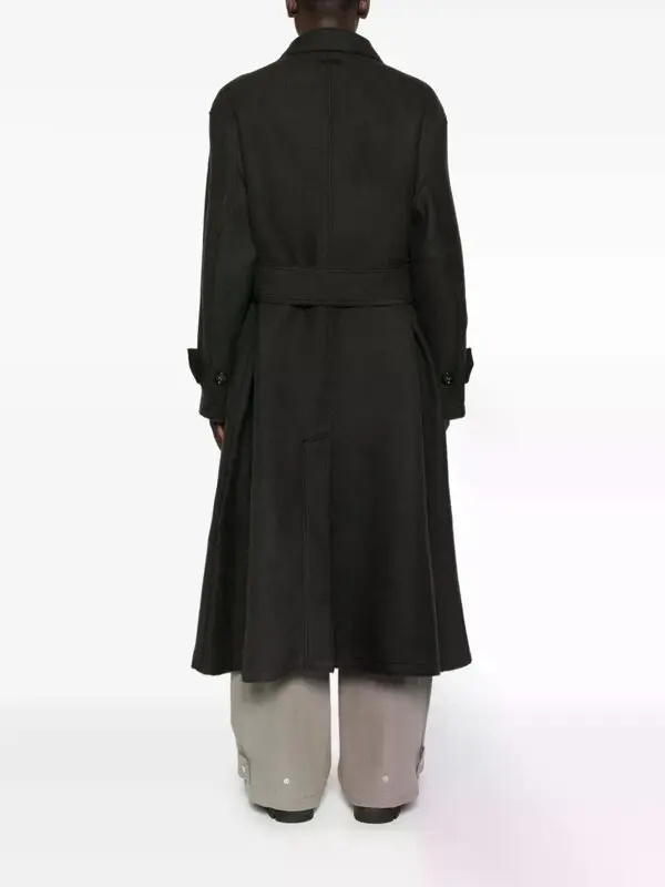 AMI Paris Virgin-wool Single-breasted Coat