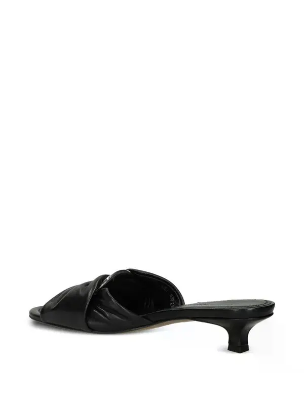 KENNEL&SCHMENGER Knotted Leather Heeled Sandals