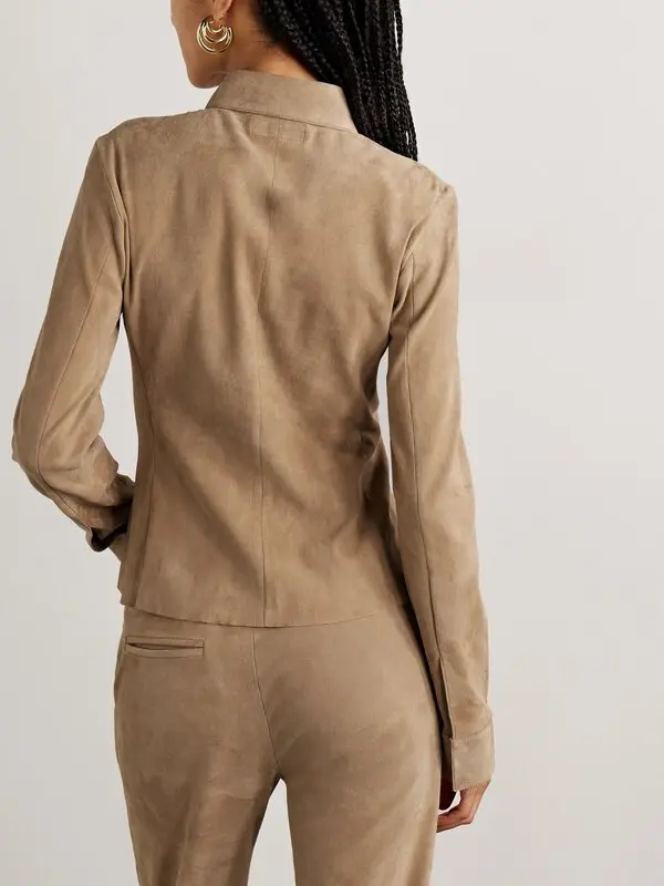 Stouls Sanda Suede Shirt - Neutrals