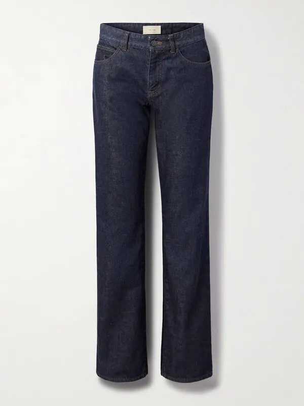 THE ROW Carlyle Mid-rise Straight-leg Jeans - Blue