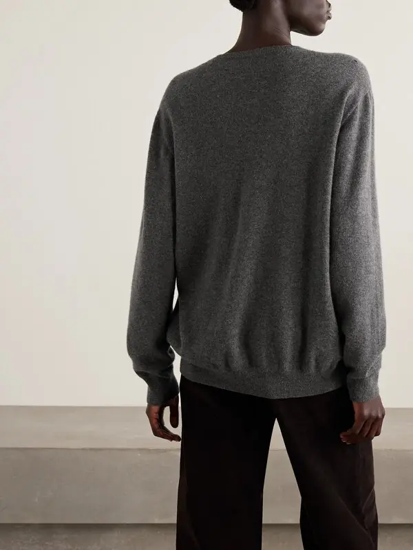 THE ROW Ligeia Cashmere V-neck Sweater