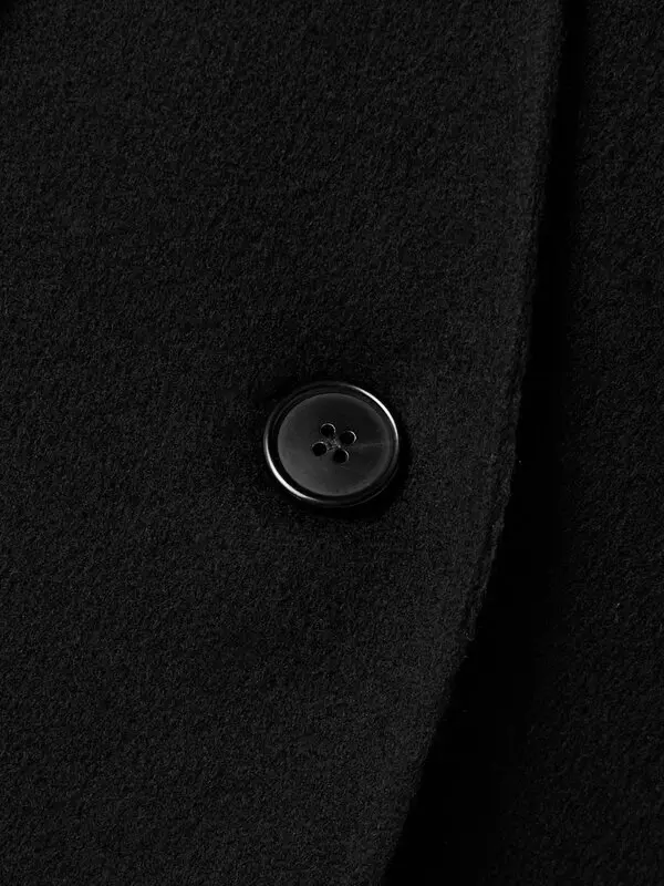THE ROW Calitra Double-breasted Cashmere Blazer With Detachable Scarf