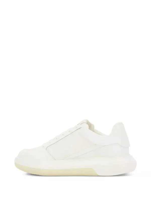 Emporio Armani Leather Platform Sneakers