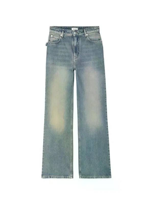 Zadig&Voltaire Faded Straight-leg Jeans - Blue
