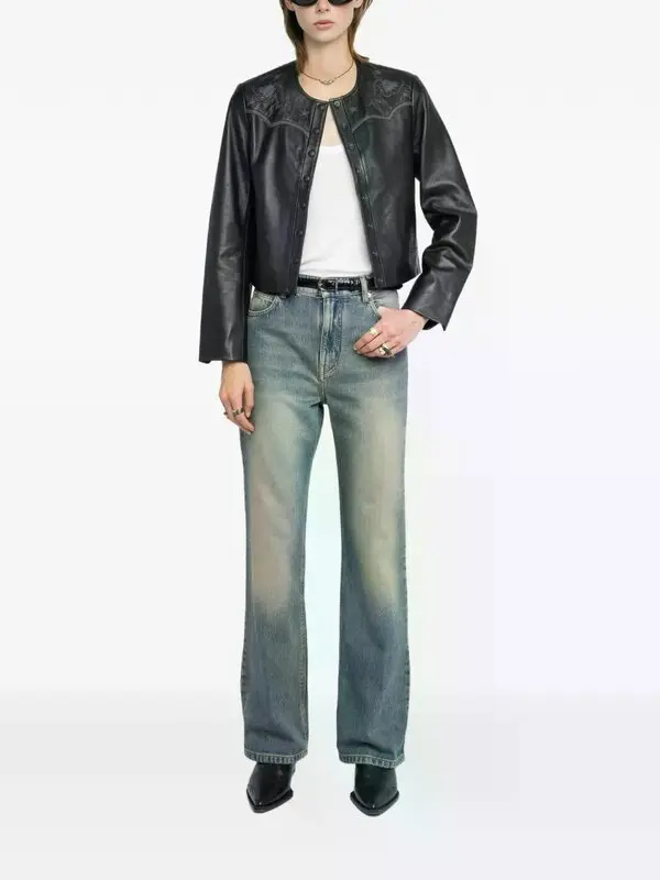 Zadig&Voltaire Faded Straight-leg Jeans