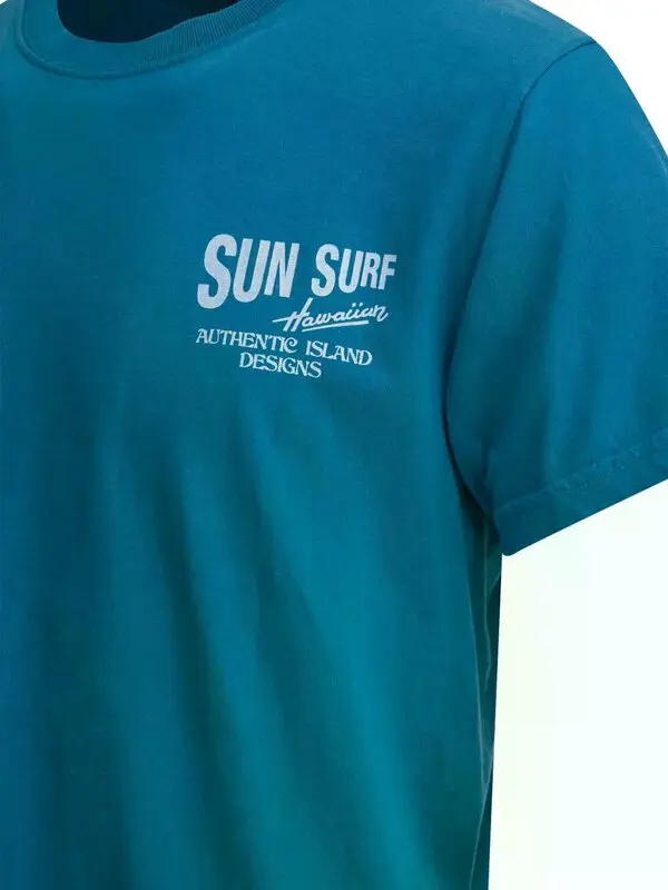 SUN SURF Surfer-graphic T-shirt