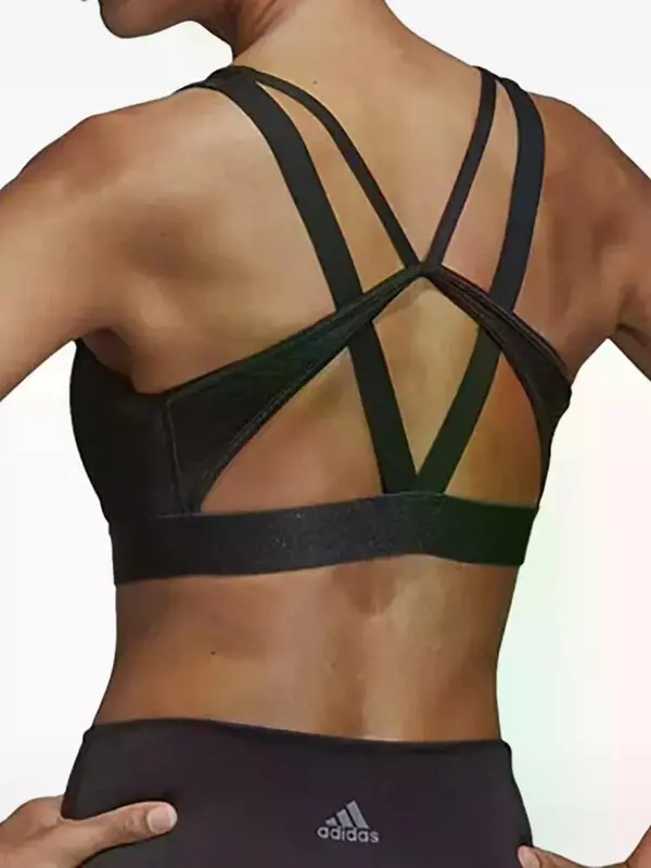 Adidas Stadium Halter 2.0 Sports Bra - Black