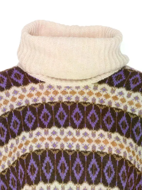 Liu Jo Patterned High-neck Sweater