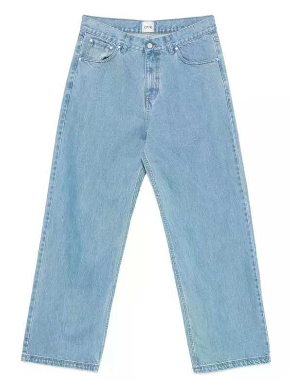 ARTE ANTWERP Light Wash Straight-leg Jeans