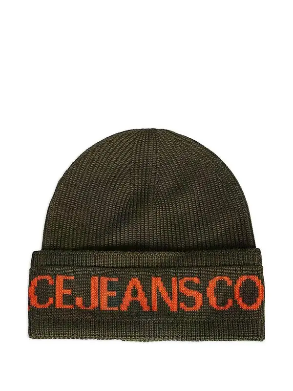 Versace Logo-embroidered Beanie