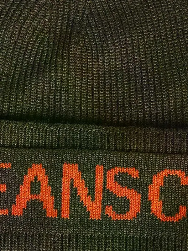 Versace Logo-embroidered Beanie