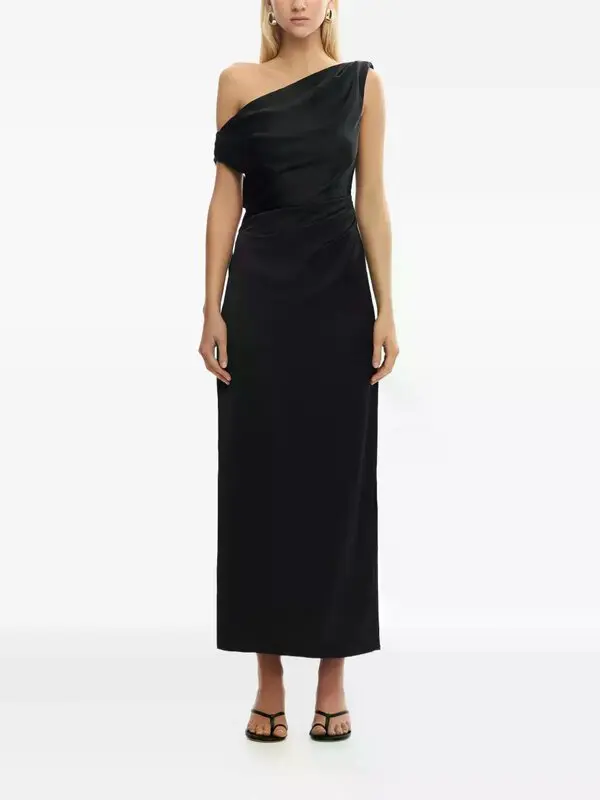 Significant Other Alyssa Draped One-shoulder Maxi Dress
