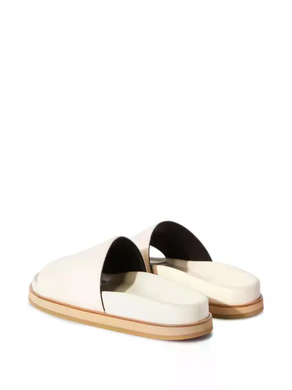 Off-White Off Stamp Leather Slides