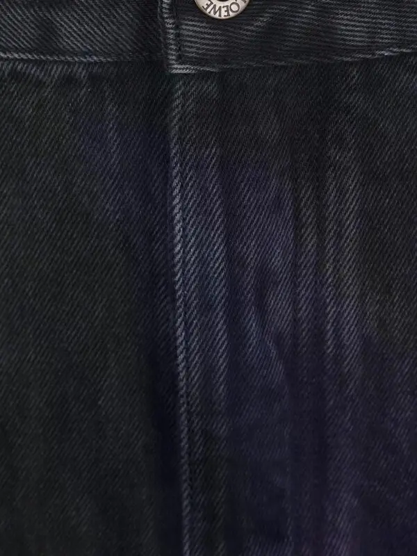 Loewe Anagram Baggy Jeans In Washed Denim