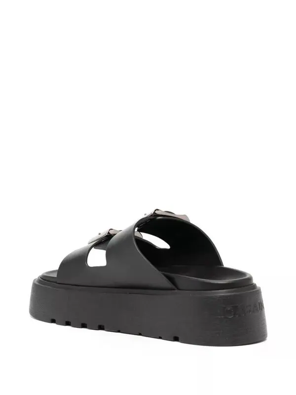 Casadei Florence Double-strap Chunky-sole Sandals