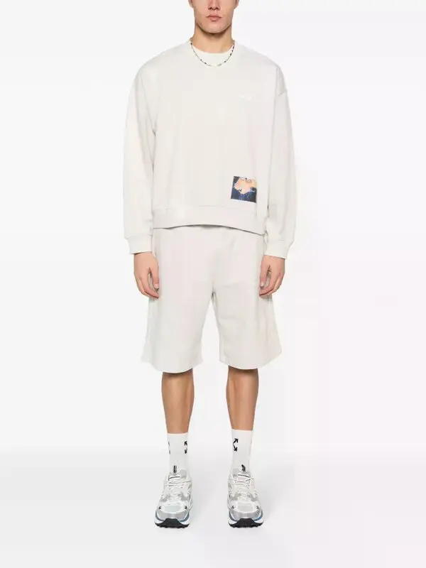 MSGM Drawstring Track Shorts - Neutrals