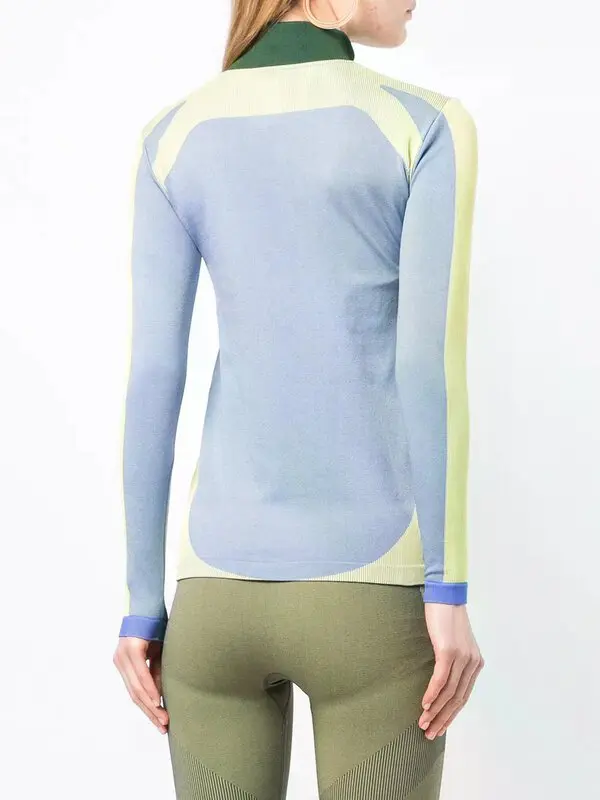 7 DAYS ACTIVE Half-zip Long-sleeved Jumper - Blue