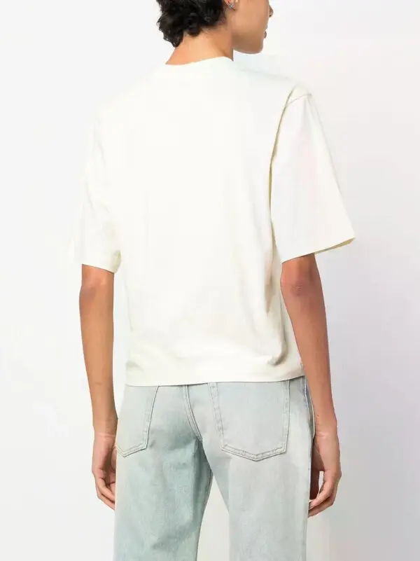 Off-White Logo-embossed Cotton T-shirt