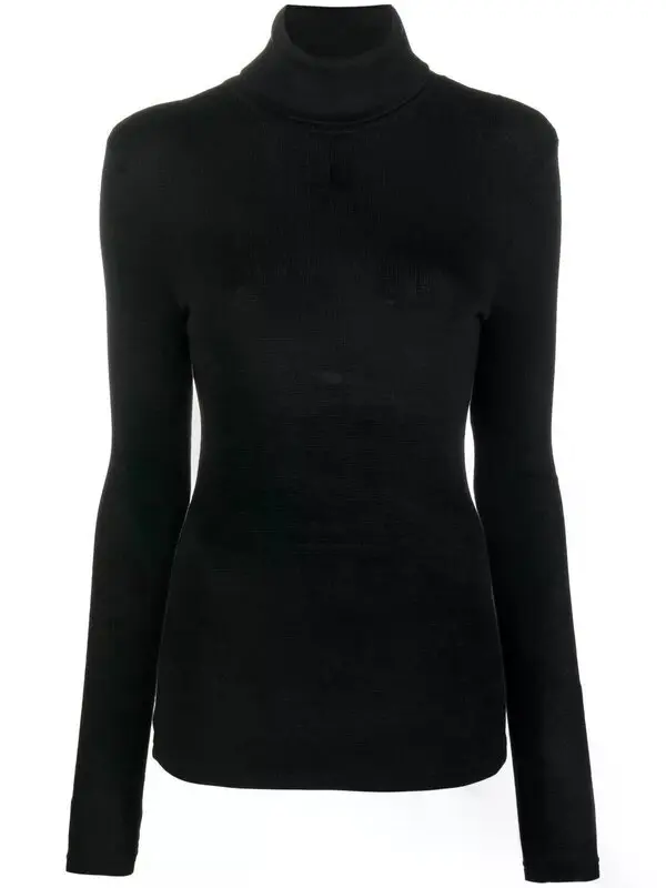 MARANT ETOILE Isabel Knit Roll Neck Jumper - Black