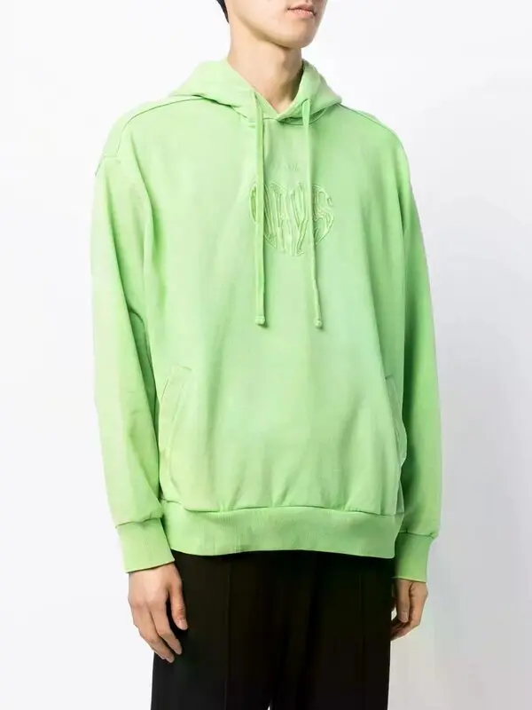 FIVE CM Logo Embroidered Drawstring Hoodie