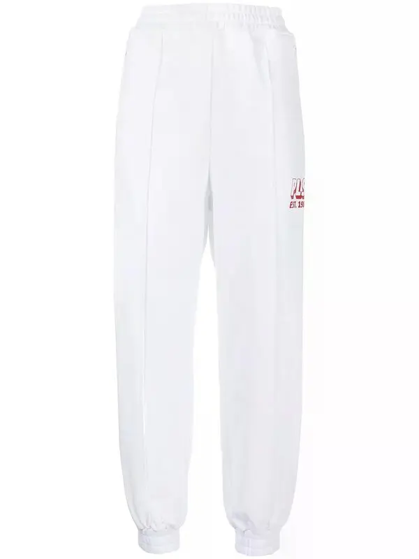 Philosophy Di Lorenzo Serafini Cotton Logo Print Track Pants - White