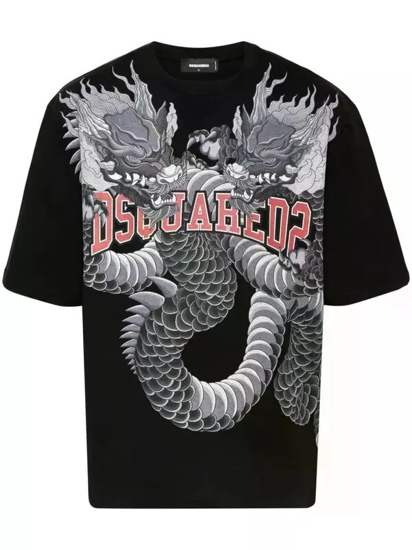Dsquared2 Logo-print Cotton T-shirt