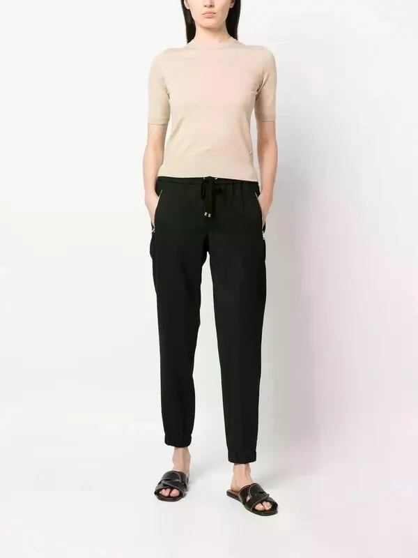 Lorena Antoniazzi Virgin Wool Blend Track Pants