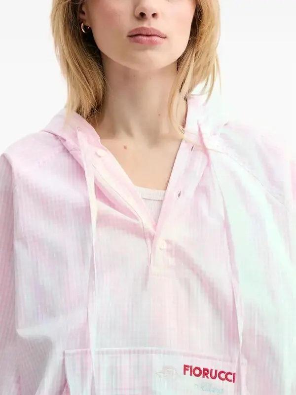 Fiorucci Checked Hooded Top