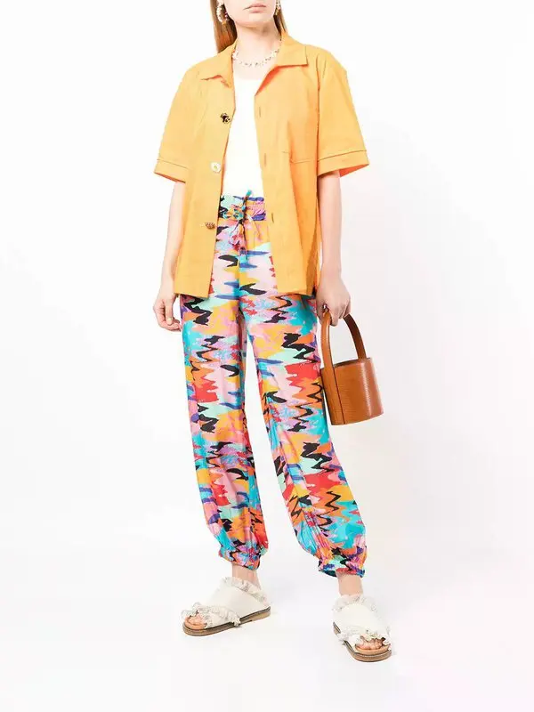 Solid & Striped The Prem Graphic-print Trousers