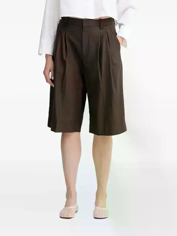 A.L.C. Pleated Side-pockets Shorts