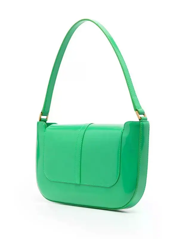 By Far Miranda Leather Shoulder Bag - Green