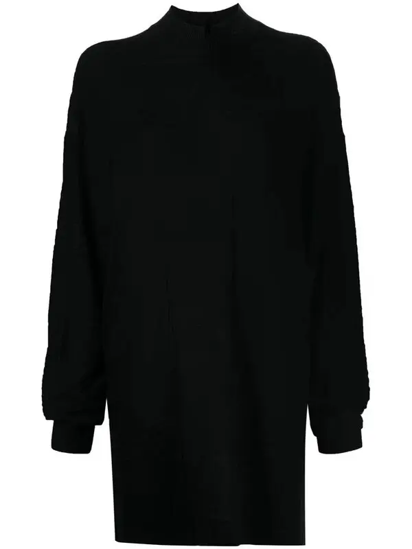 RtA Tropical Cassia Jacquard Knit Dress - Black