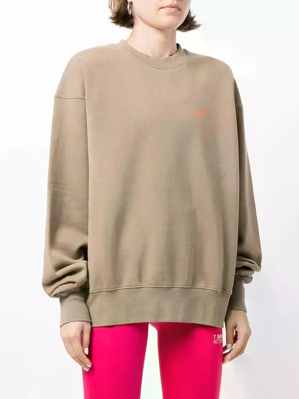 7 DAYS ACTIVE Sweatshirt With Logo Print