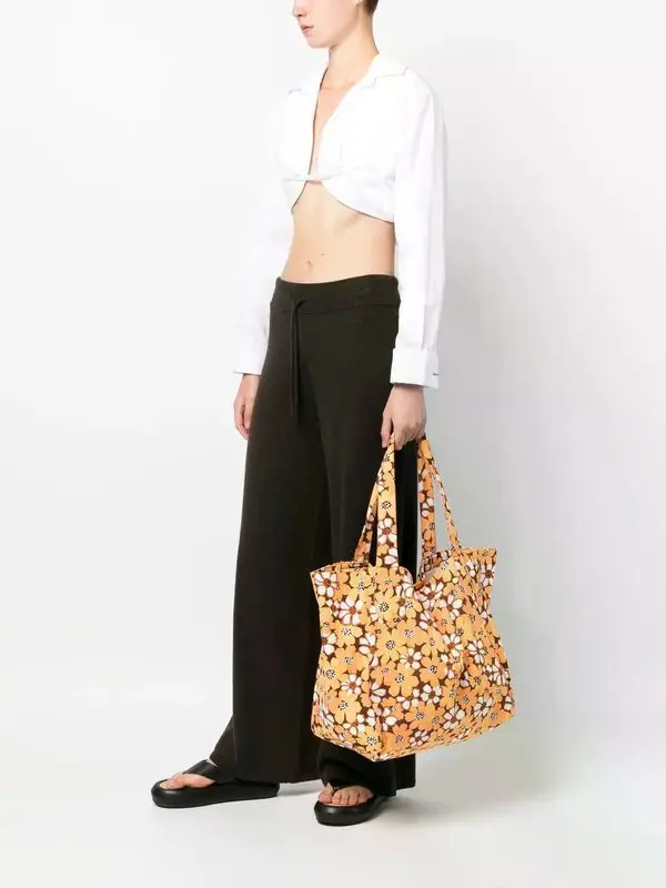 Faithfull The Brand Floral Print Cotton Shoulder Bag