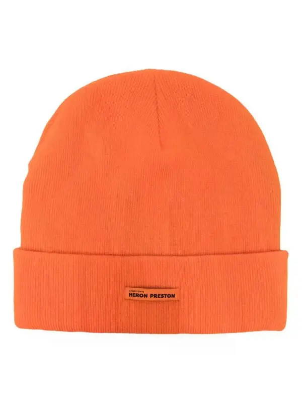 Heron Preston Logo Tag Wool Beanie