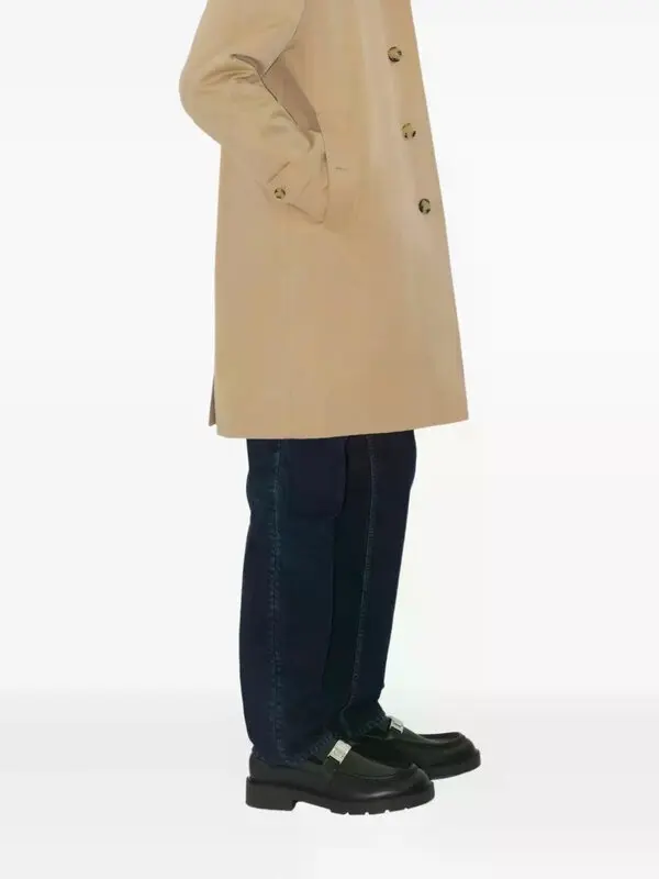 Burberry Camden Raglan-sleeve Coat - Neutrals