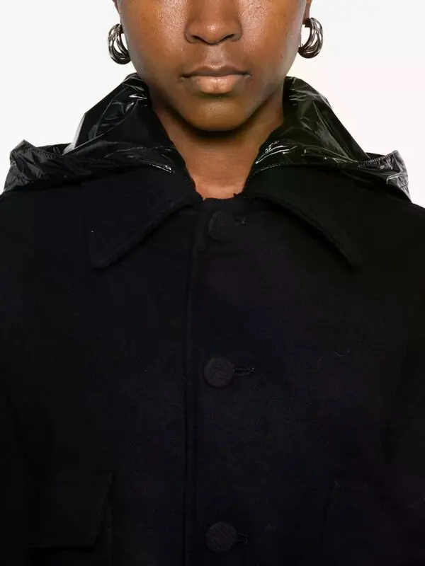 Plan C Patch-pocket Hooded Jacket